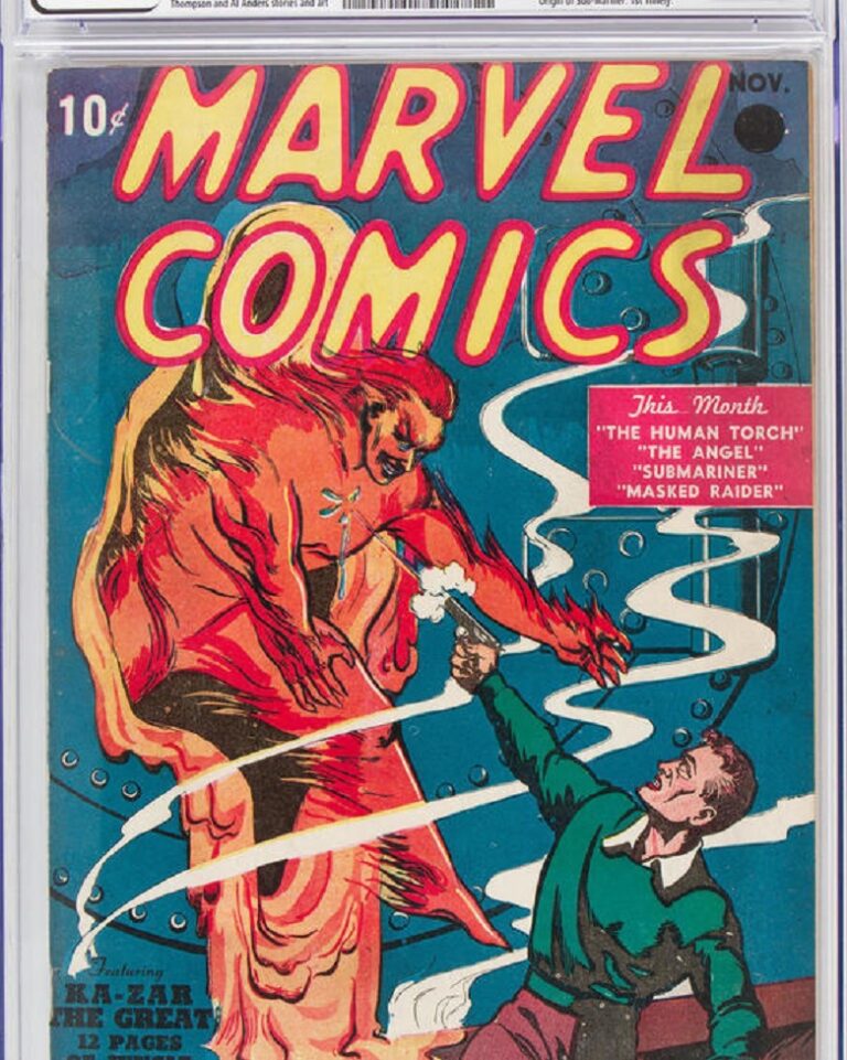 Първият комикс на Марвел продаден за 1,26 милиона долара